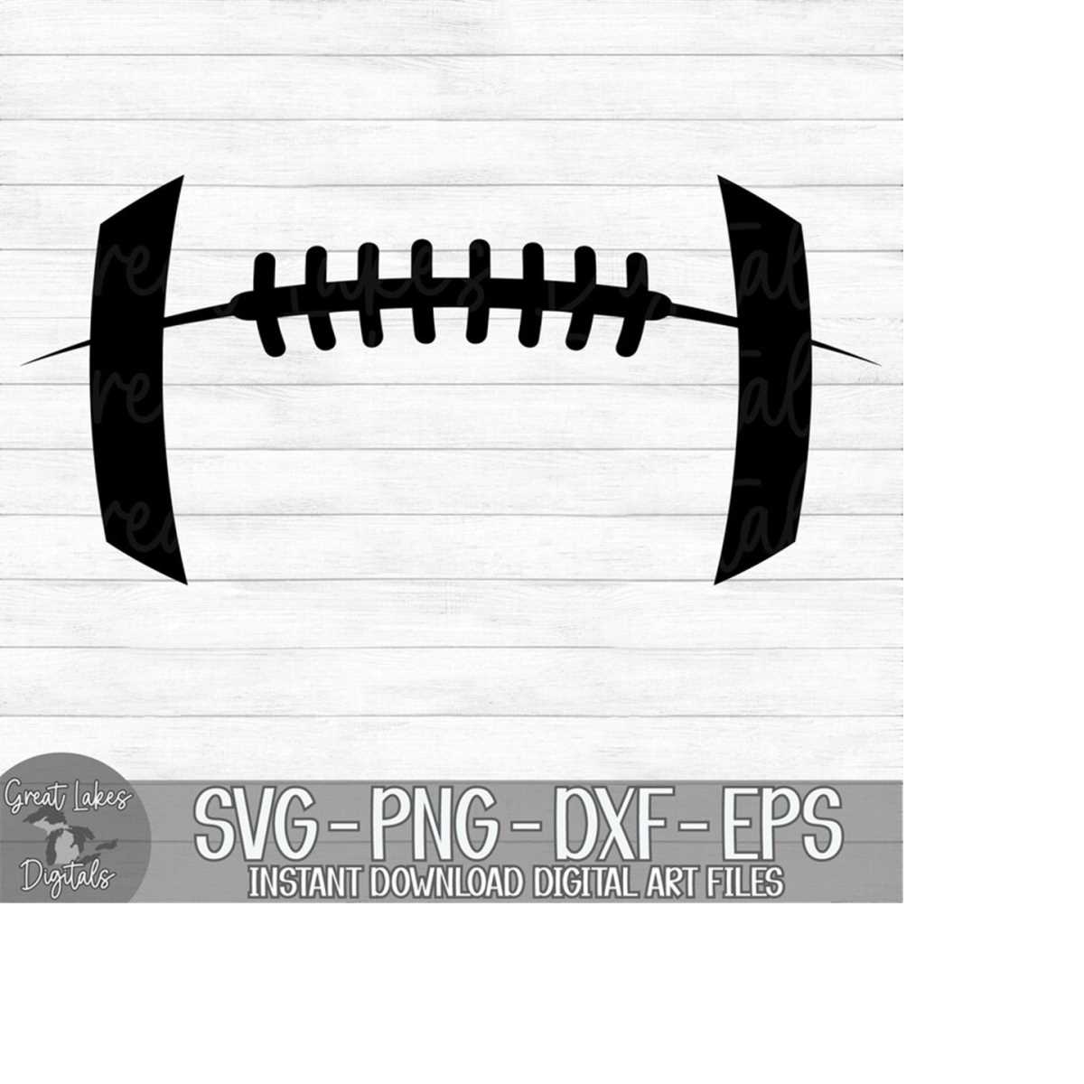 Football - Instant Digital Download - svg, png, dxf, and eps | Inspire ...