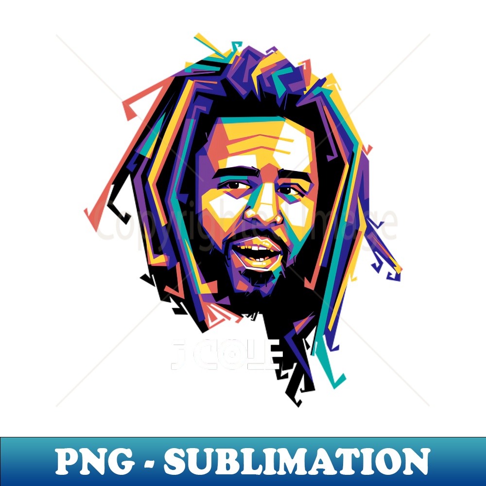 American Rapper J Cole WPAP Pop Art - Digital Sublimation Do | Inspire ...