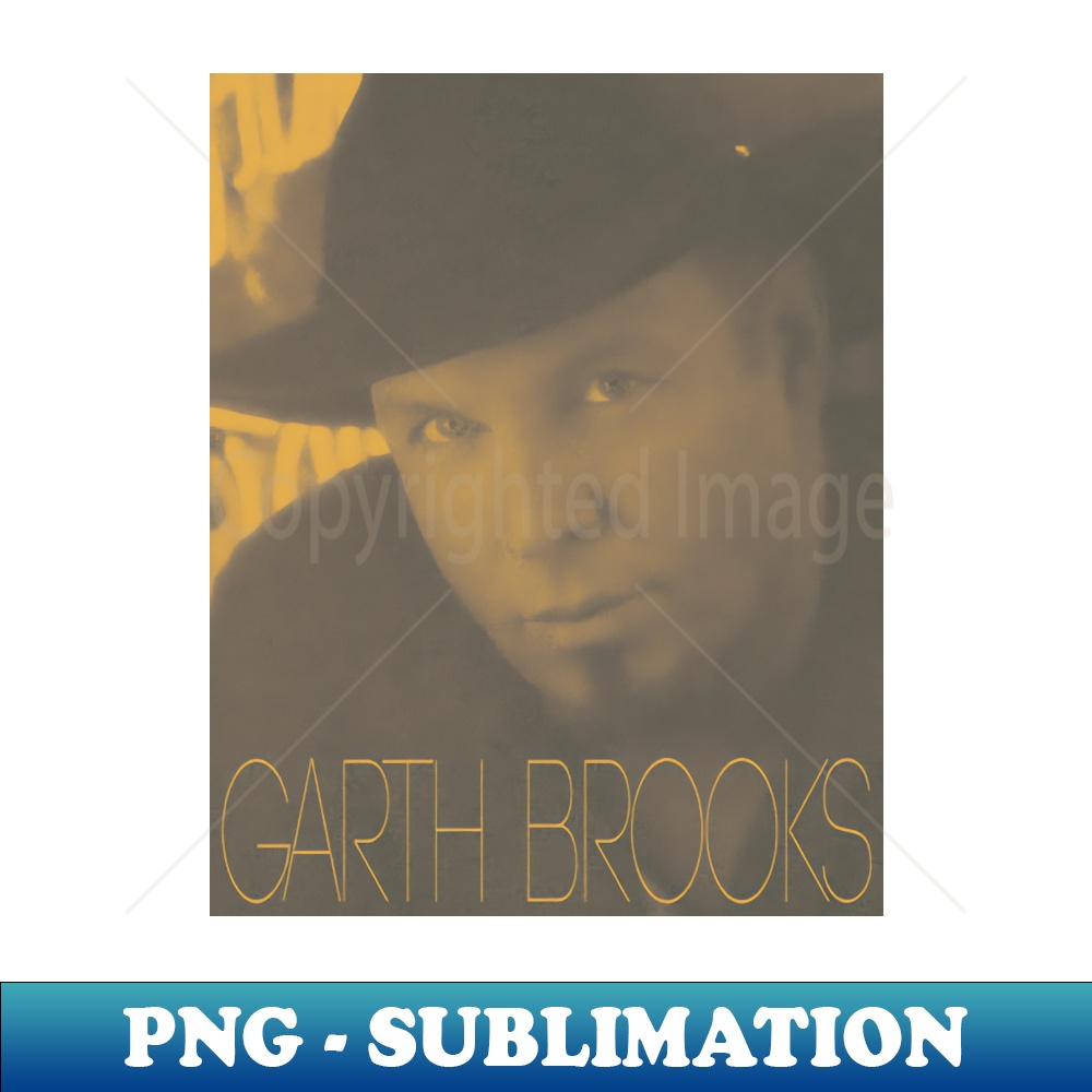 Garth Brooks Poster - Elegant Sublimation PNG Download - Cap | Inspire ...