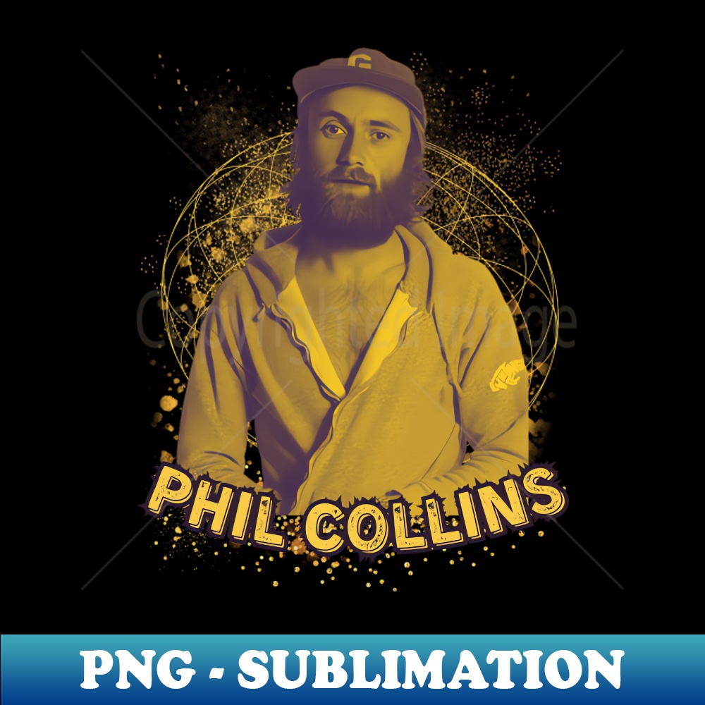 Phil Collins - High-Resolution PNG Sublimation File - Instan - Inspire ...