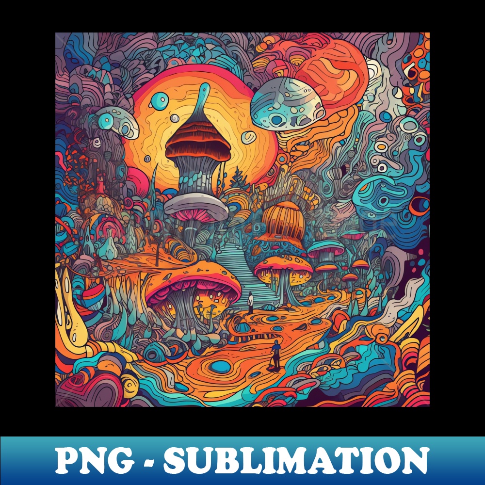 Journey to the wonderland - Aesthetic Sublimation Digital Fi - Inspire Uplift