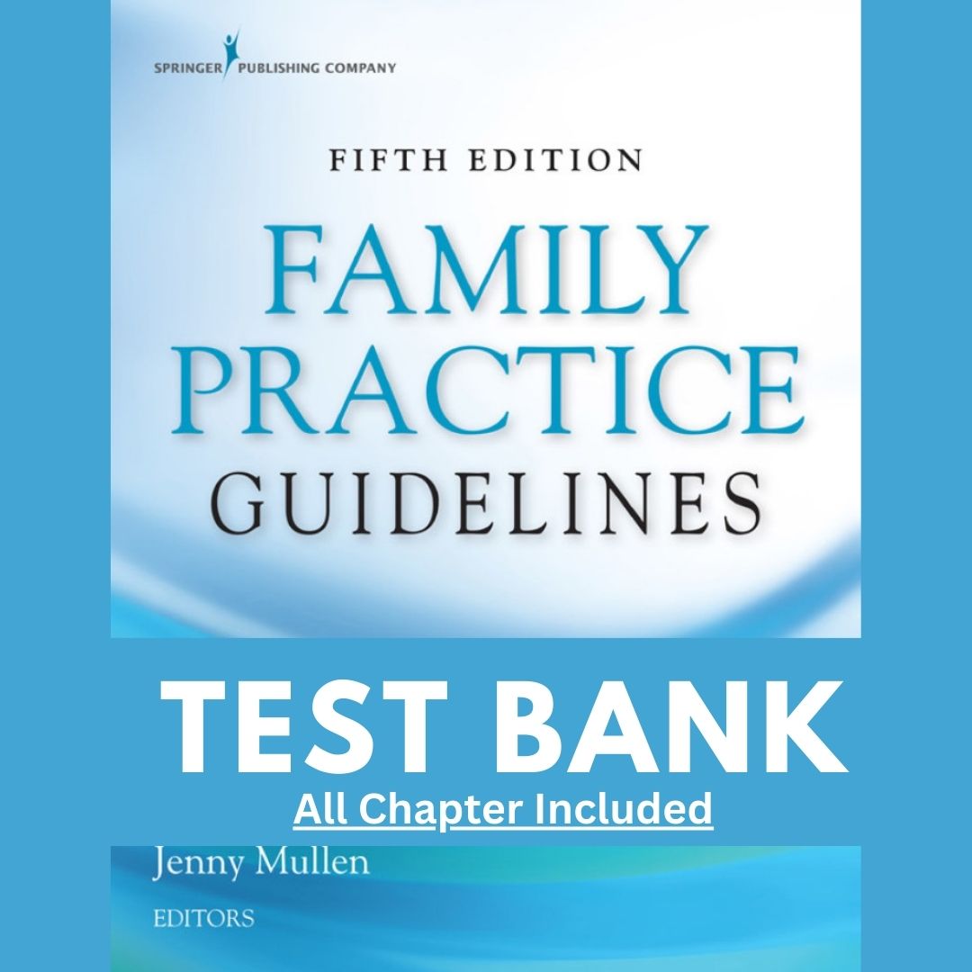 Test Bank Family Practice Guidelines 5th Edition Cash Glass | Inspire ...