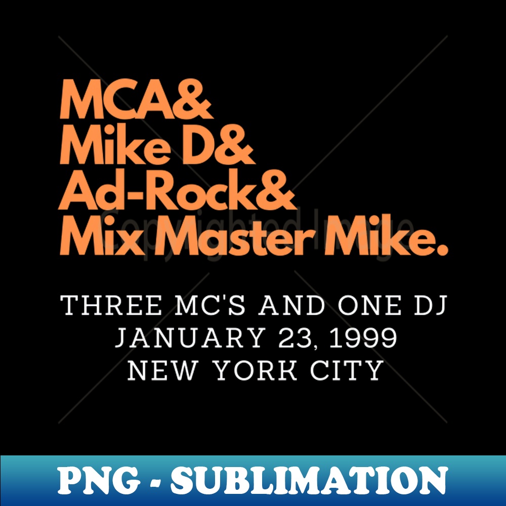 Three MCs and One DJ - PNG Transparent Sublimation Design - - Inspire ...