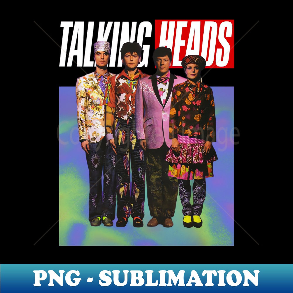 Vintage Talking Heads - Aesthetic Sublimation Digital File - - Inspire ...