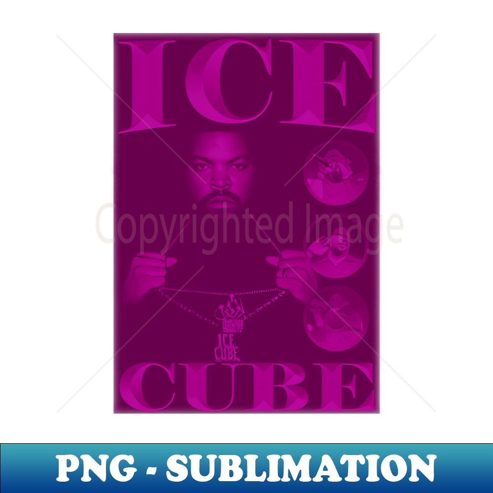 Ice Cube - Vintage Sublimation PNG Download - Bold & Eye-cat - Inspire ...
