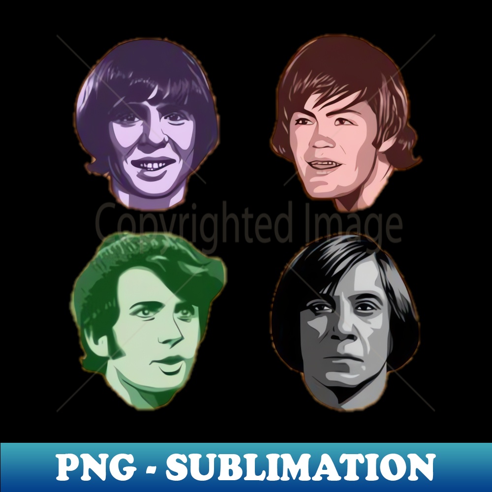 The Monkees - PNG Transparent Sublimation File - Create with | Inspire ...