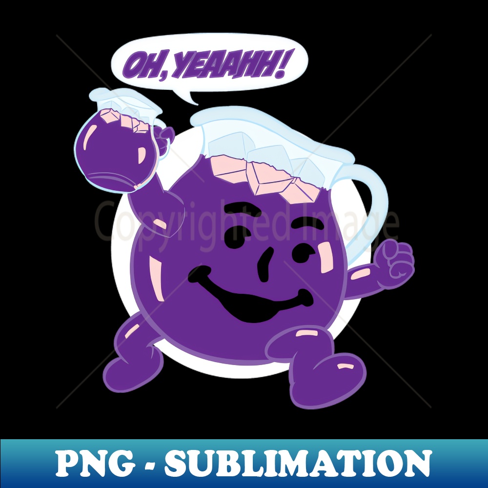 Kool aid man purple 2 - Signature Sublimation PNG File - Fas - Inspire ...