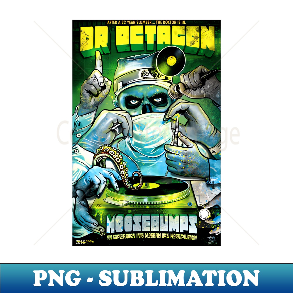 Dr Octagon - Unique Sublimation PNG Download - Add a Festive - Inspire ...