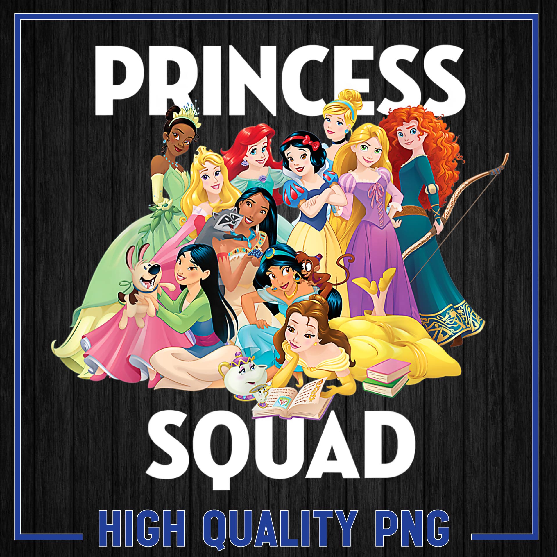 Princess Squad Group Png, Disney Princess Png | Inspire Uplift