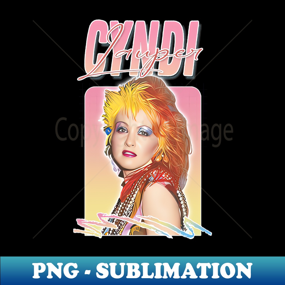 Cyndi Lauper Original 80s Vintage Style Design - Aesthetic | Inspire Uplift