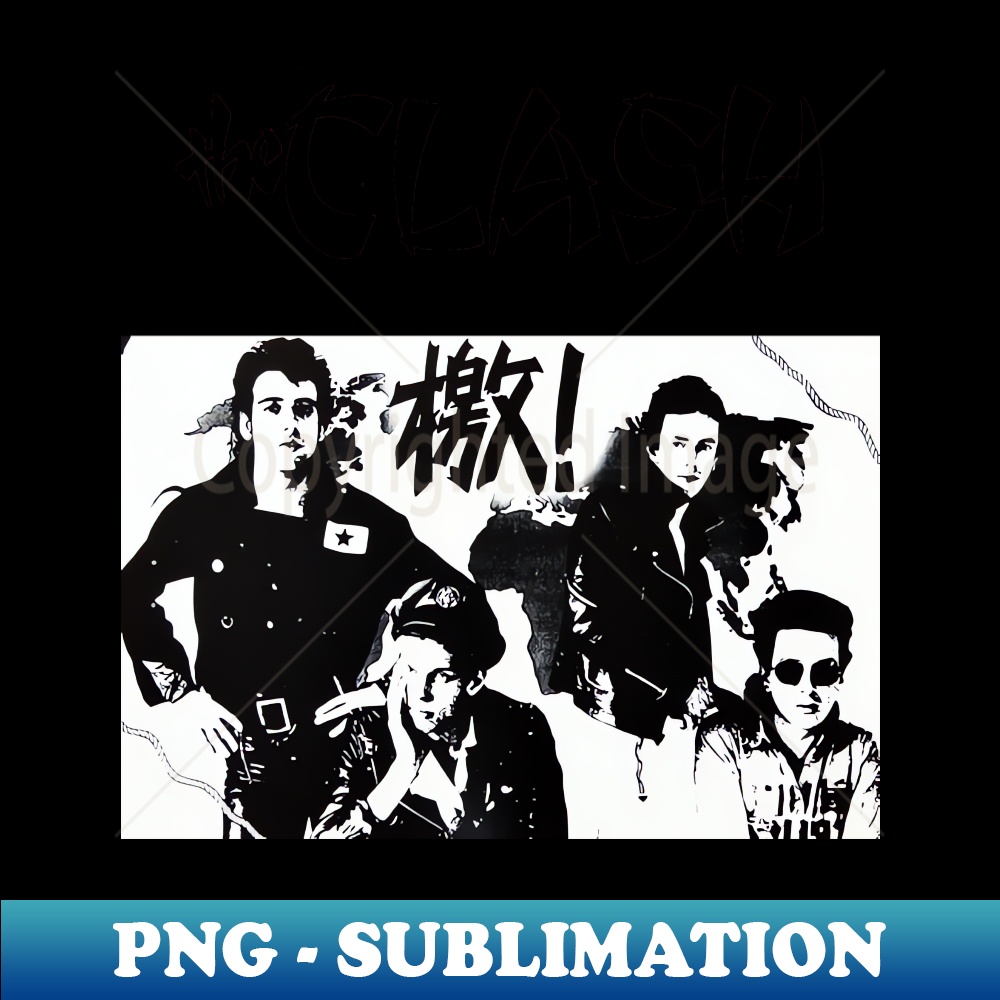 Vintage The Clash - Digital Sublimation Download File - Defy - Inspire ...