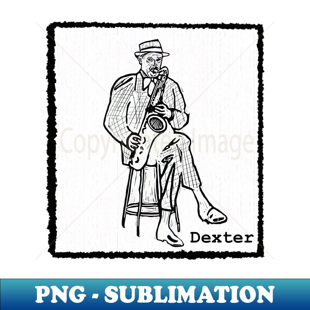 Dexter Gordon Legendary Jazz Saxophone Player Linotype Art O | Inspire ...