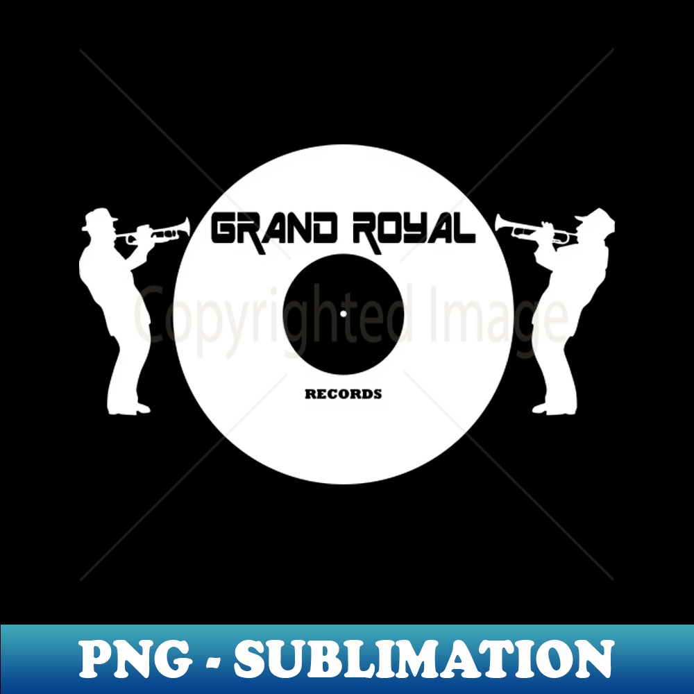 Grand Royal Records - White - Unique Sublimation PNG Downloa | Inspire ...