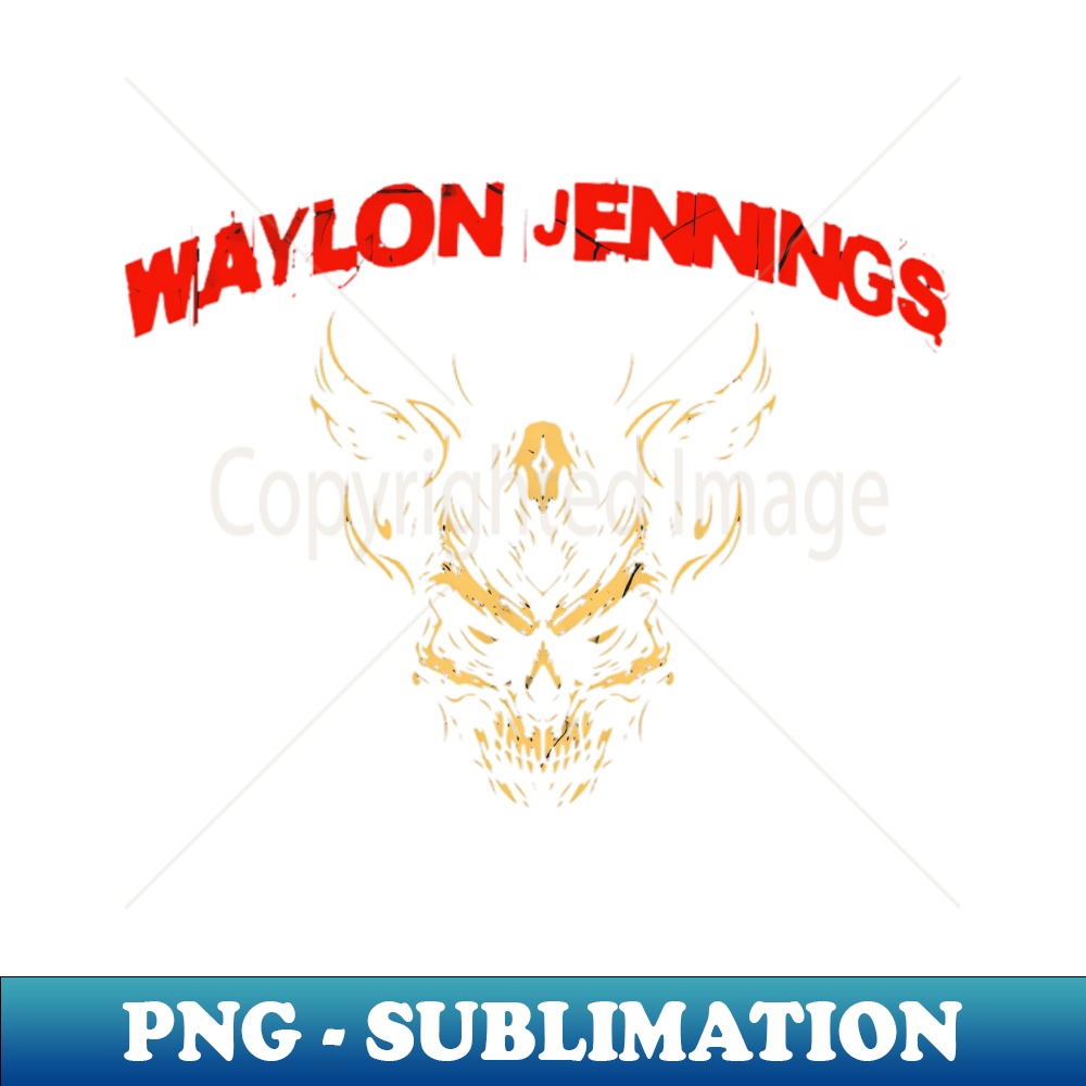 Waylon Skulls Poster - Sublimation-Ready PNG File - Vibrant - Inspire ...