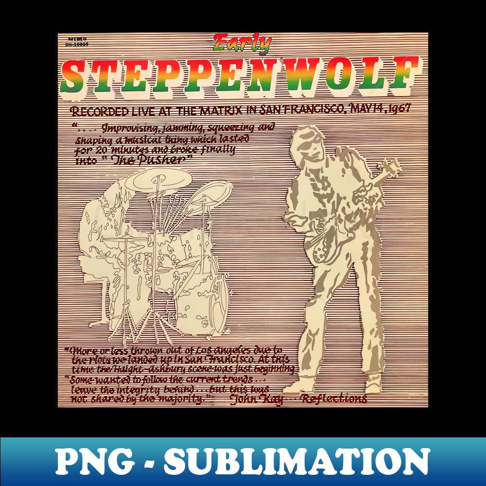 Steppenwolf Early Steppenwolf Album Cover - Premium Sublimat - Inspire ...