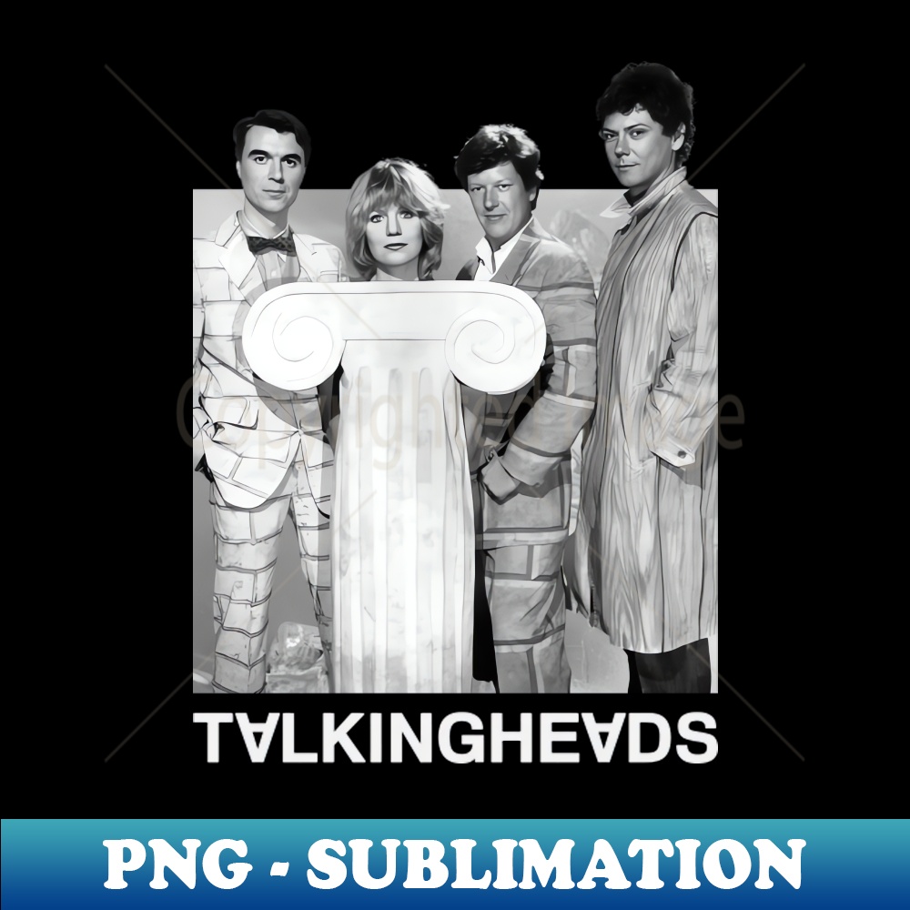 Vintage Talking Heads - Signature Sublimation PNG File - Bri - Inspire ...
