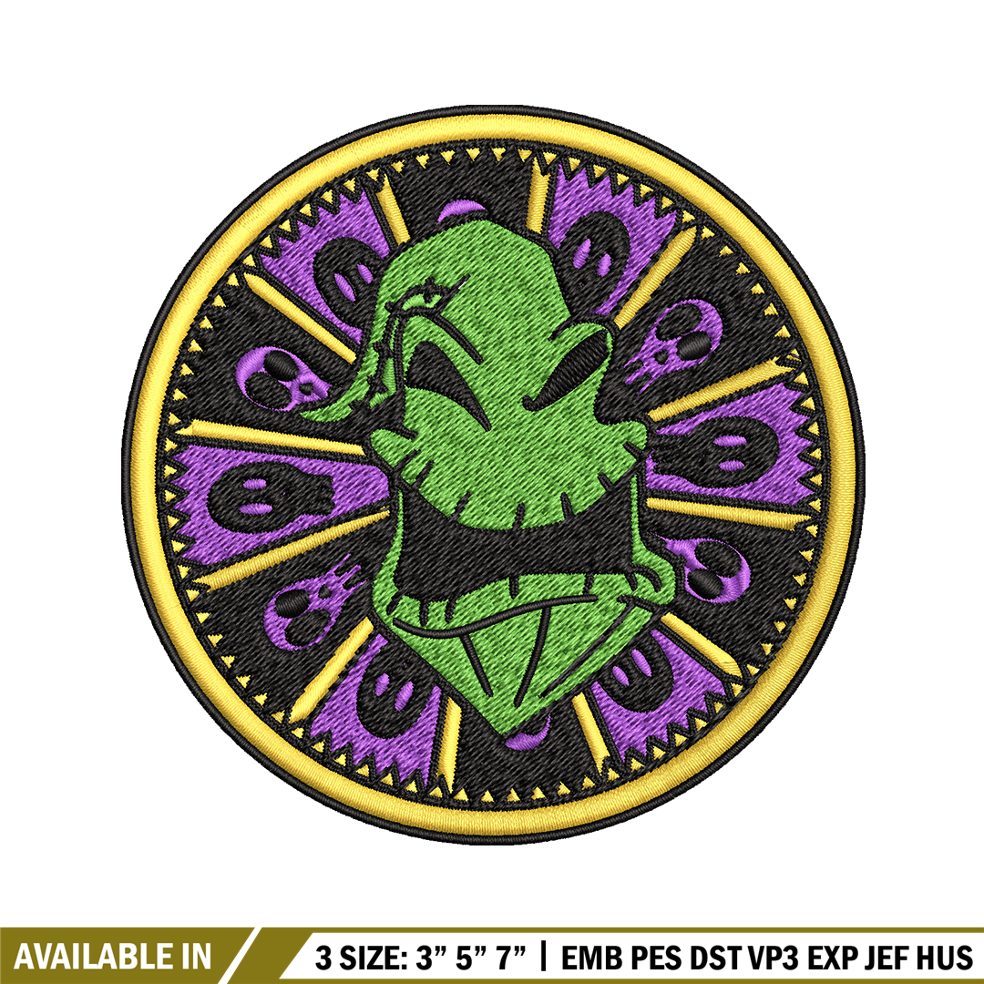 Oogie Boogie Logo Embroidery design, Oogie Boogie Logo Embro | Inspire ...
