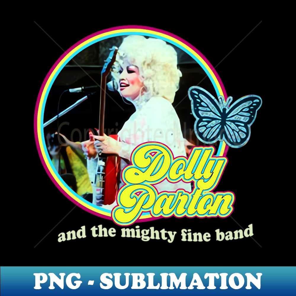 Retro dolly parton 80s - PNG Transparent Sublimation File - | Inspire ...