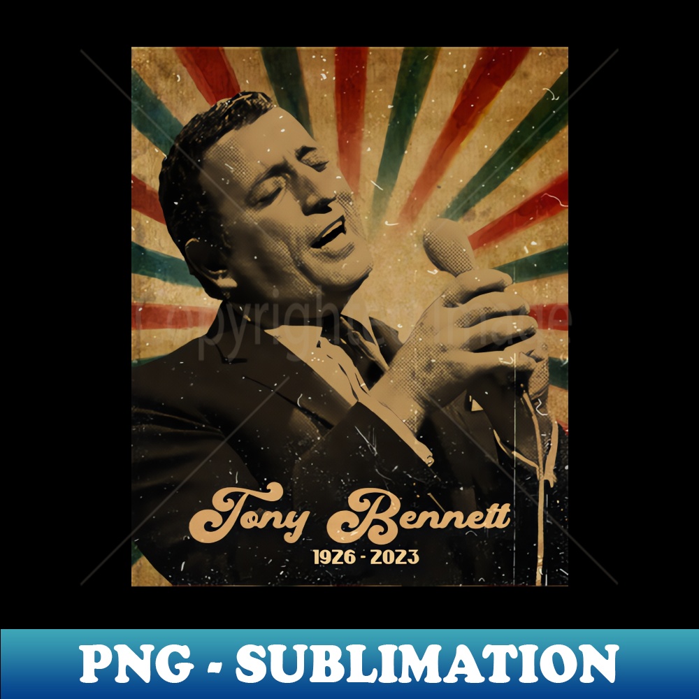 RIP TONY BENNETT - Photo Vintage Retro Look Fan Design - Ins | Inspire ...