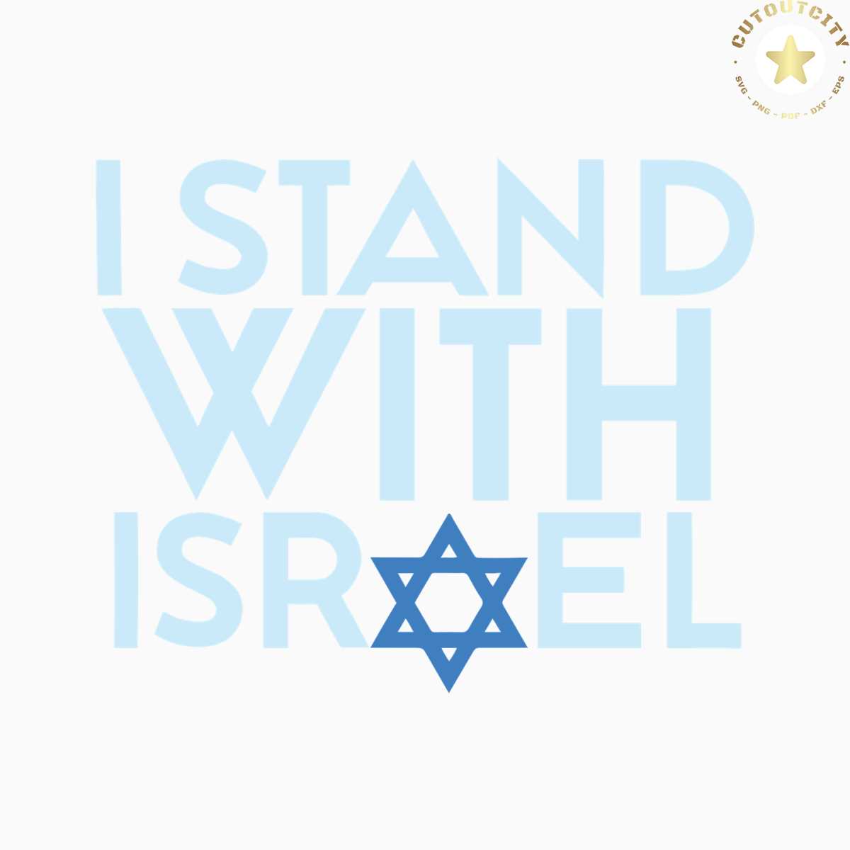 Stand With Israel Stop Anti Semitism SVG Digital Cricut File | Inspire ...