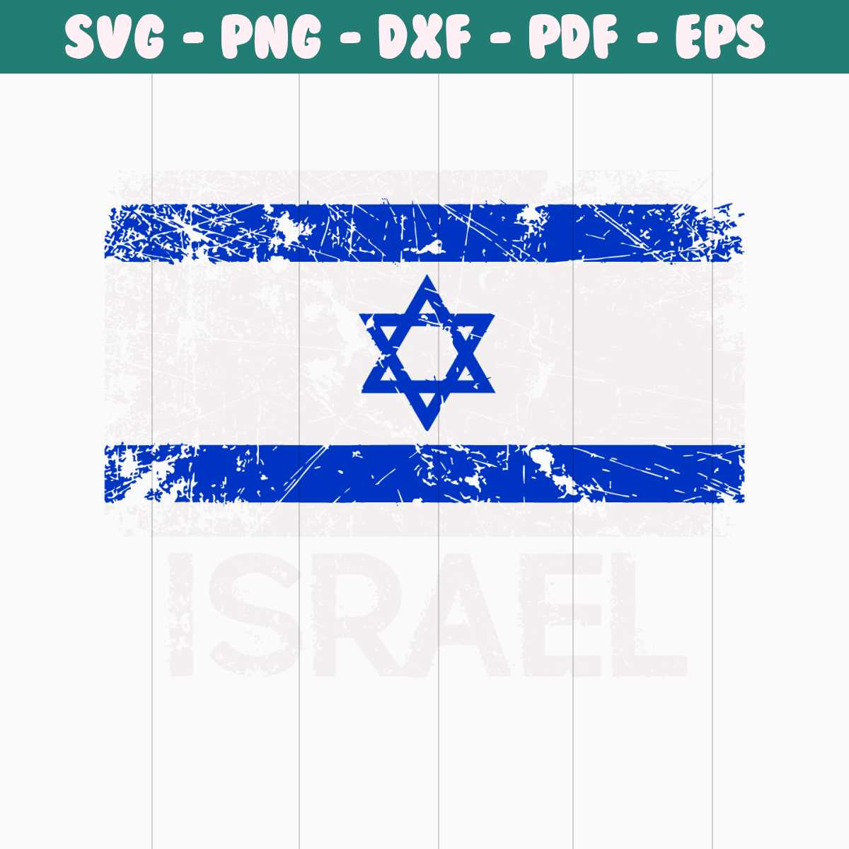 Israel Freedom Stand With Israel SVG Cutting Digital File | Inspire Uplift