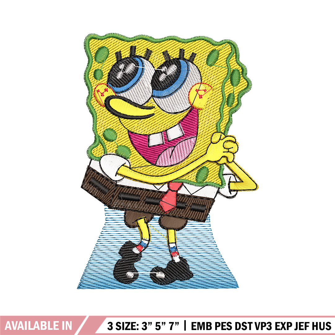 Spongebob embroidery design, Spongebob embroidery, Anime des - Inspire ...