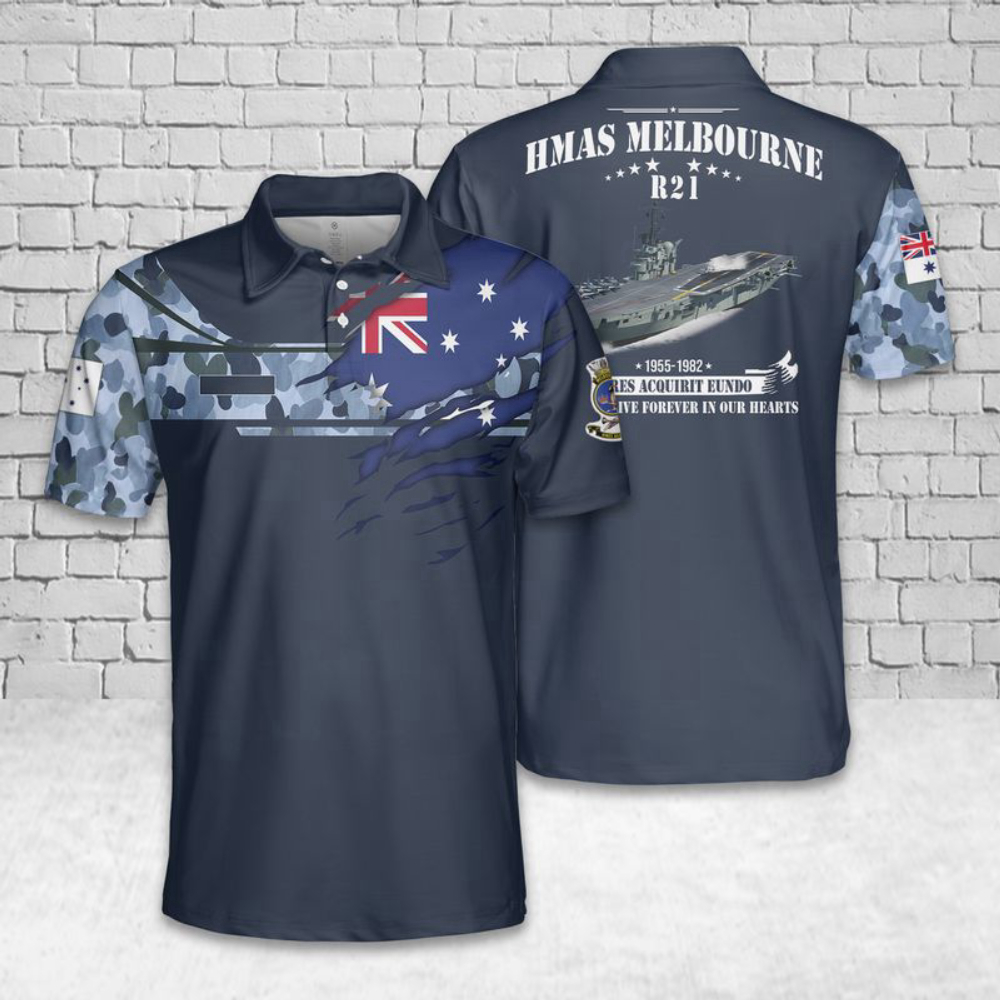 Custom Name Royal Australian Navy RAN HMAS Melbourne (R21) P - Inspire ...