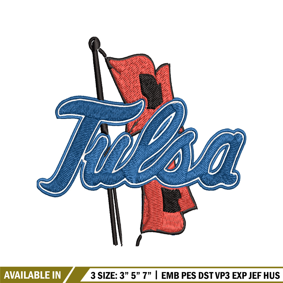 Tulsa Golden Hurricane embroidery design, Tulsa Golden Hurri | Inspire ...