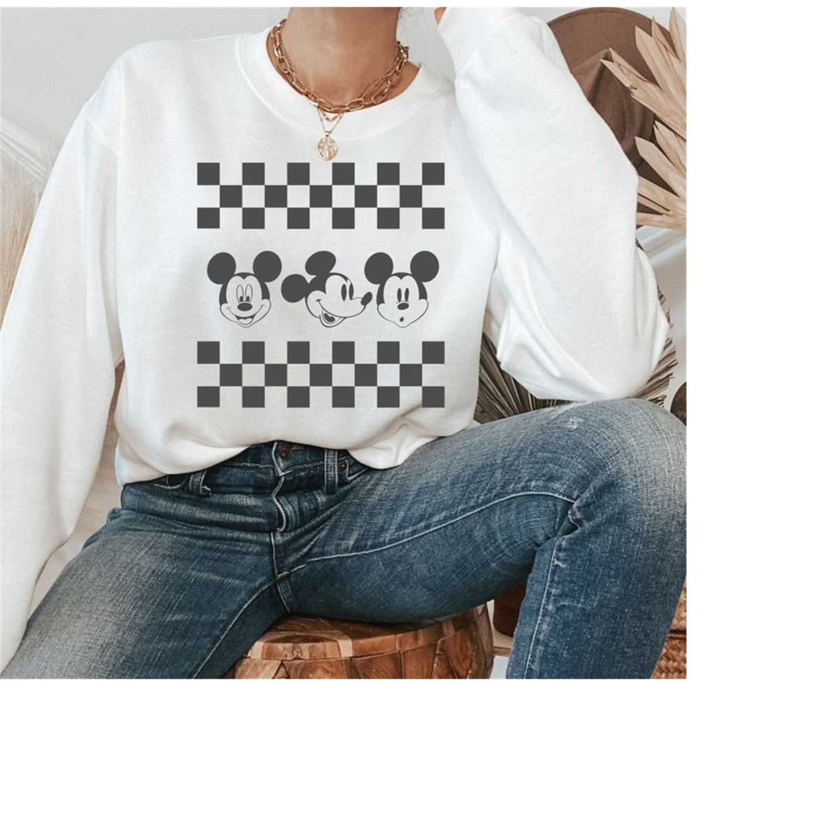 Checkered Mickeyy SVG, PNG, PDF, Instant Download, Printable | Inspire ...