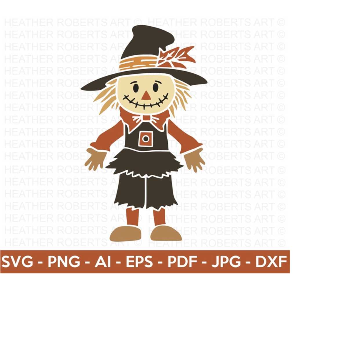 Scarecrow SVG, Cute Scarecrow svg, Halloween SVG, Scarecrow | Inspire Uplift
