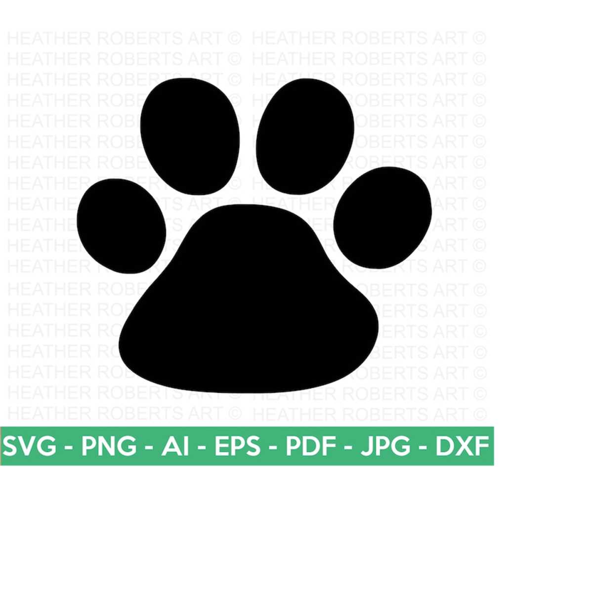 Paw Print Svg, Dog Svg, Cat svg, Paw SVG, Animal Paw Svg, An | Inspire ...