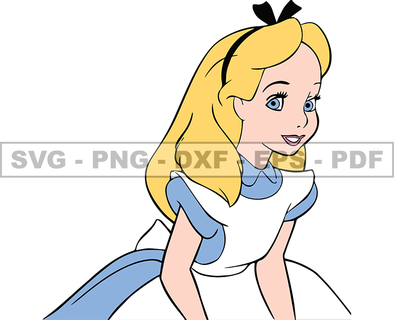 Alice in Wonderland Svg, Alice Svg, Cartoon Customs SVG, EPS | Inspire ...