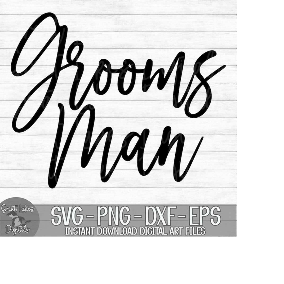Groomsman - Instant Digital Download - svg, png, dxf, and ep - Inspire ...