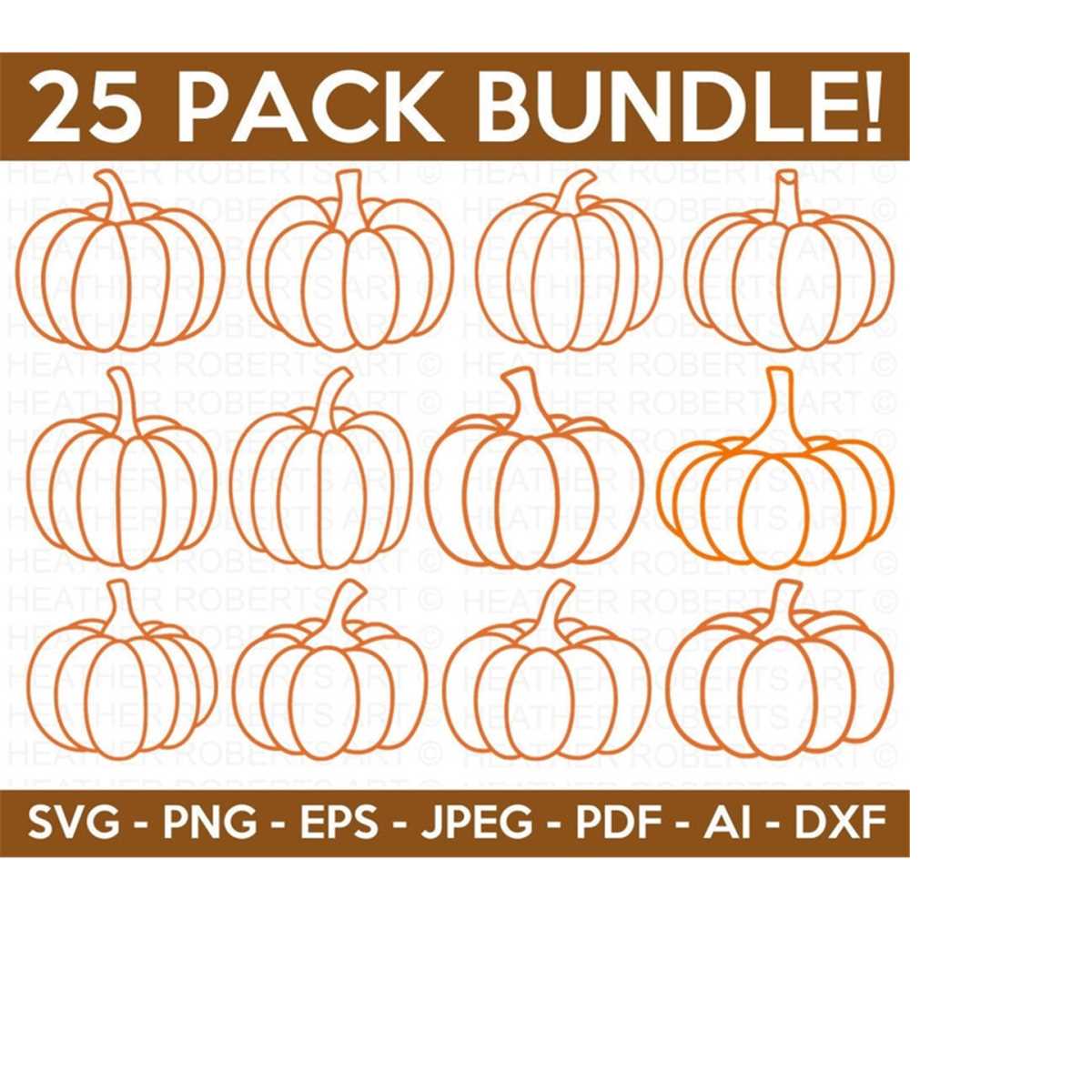 Pumpkin SVG Bundle, Pumpkin SVG, Pumpkin Vector, Halloween S - Inspire ...