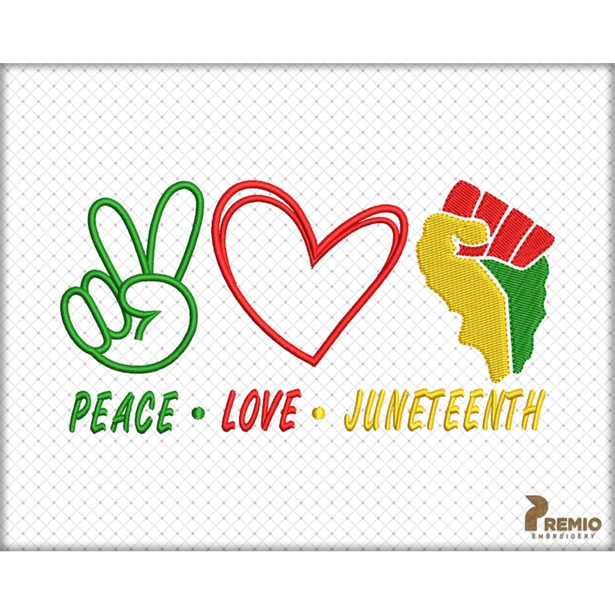 Juneteenth Embroidery Design, Juneteenth 1865 Embroidery Des | Inspire ...