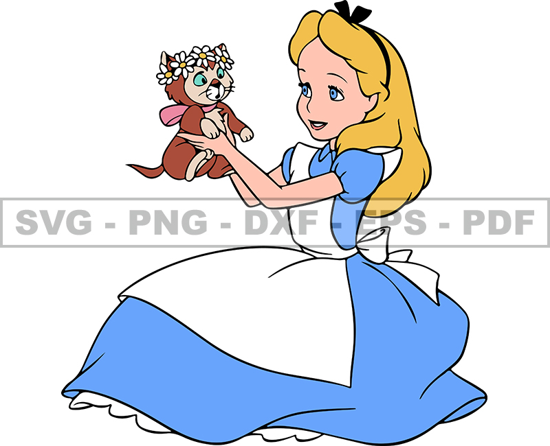 Alice in Wonderland Svg, Alice Svg, Cartoon Customs SVG, EPS | Inspire ...