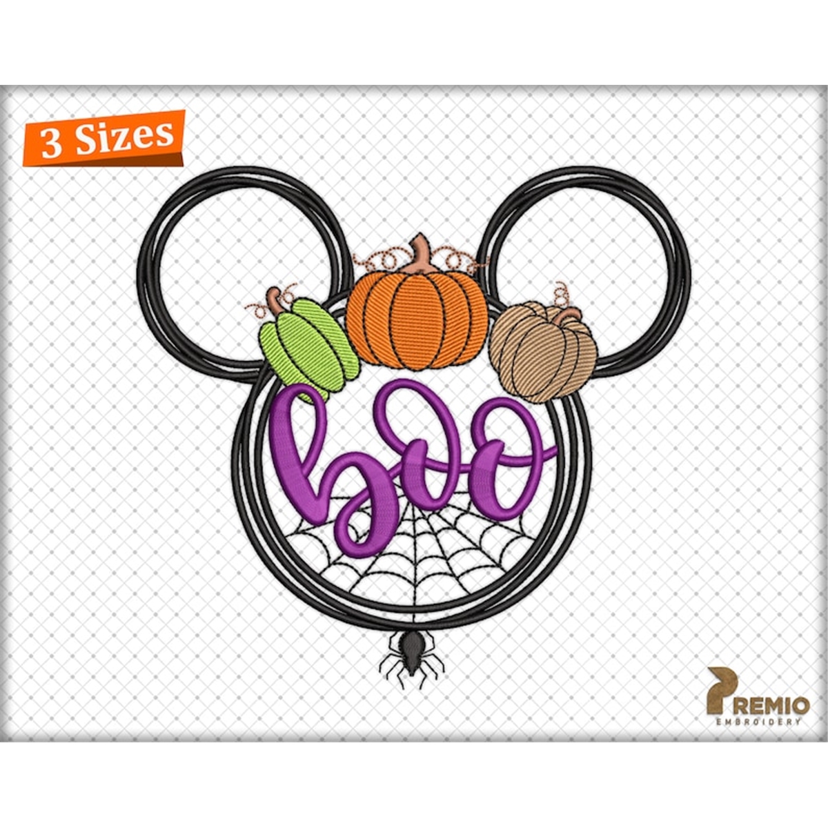 Halloween Boo Embroidery Design, Spooky BOO Machine Embroide | Inspire ...