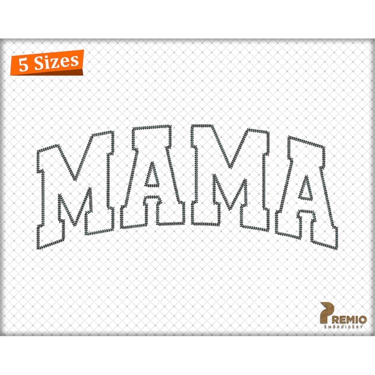 MAMA Applique Embroidery Design, Mama Arched Applique Embroi | Inspire ...