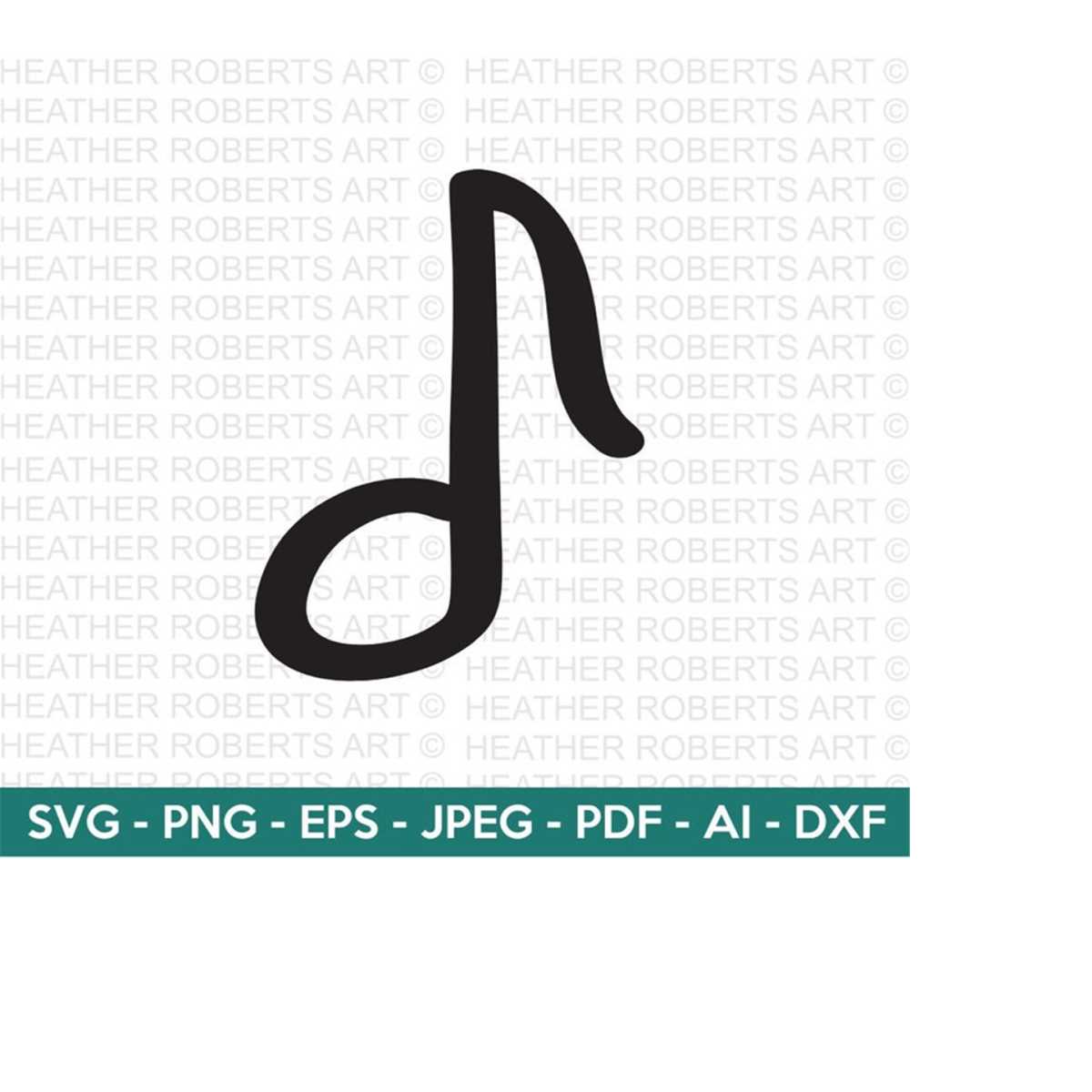Musical Half Note SVG, Music Icon svg, Half Note Svg, Music - Inspire ...
