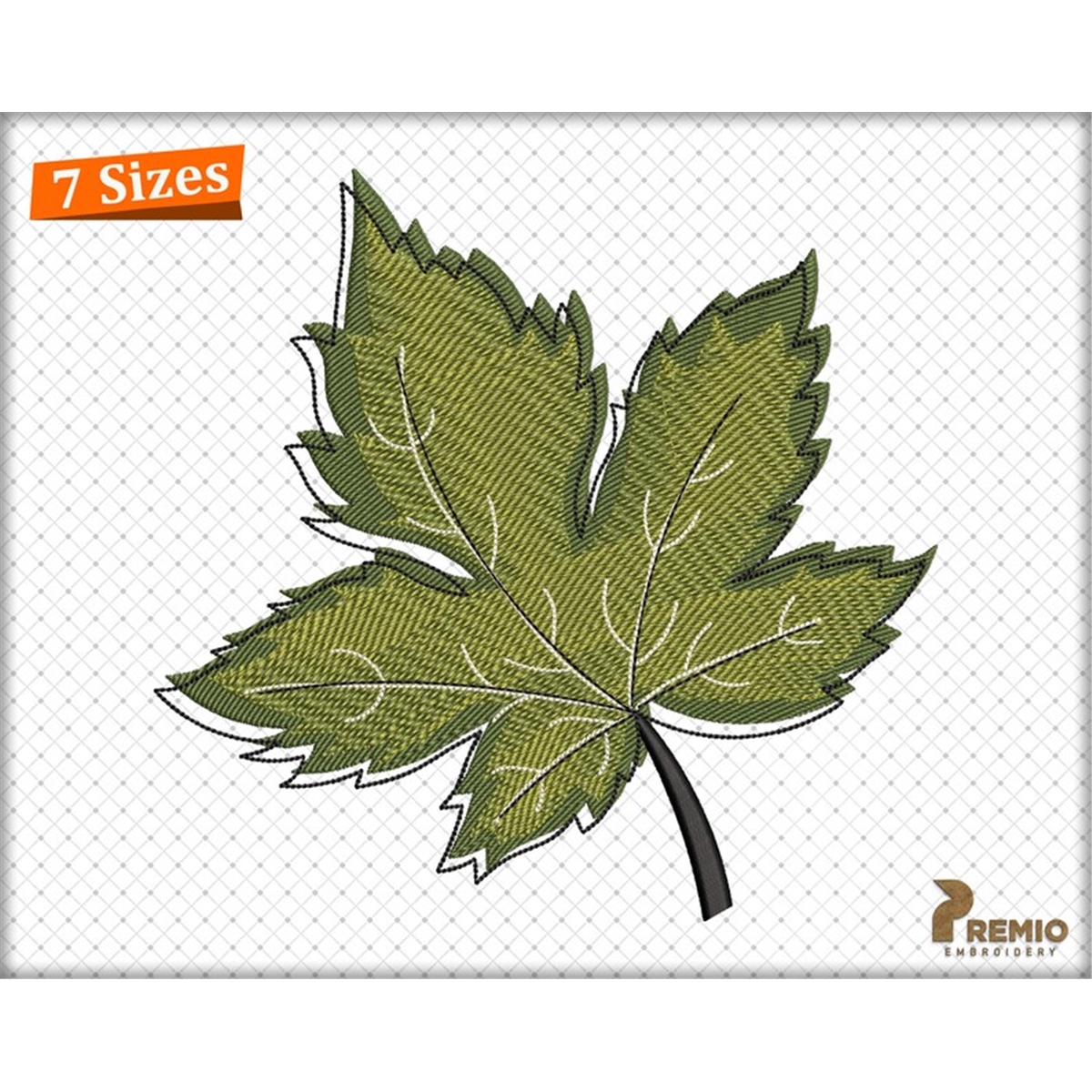 Fall Leaves Embroidery Design | Inspire Uplift