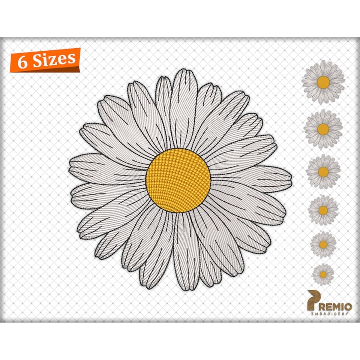 Embroidery Daisy | Inspire Uplift