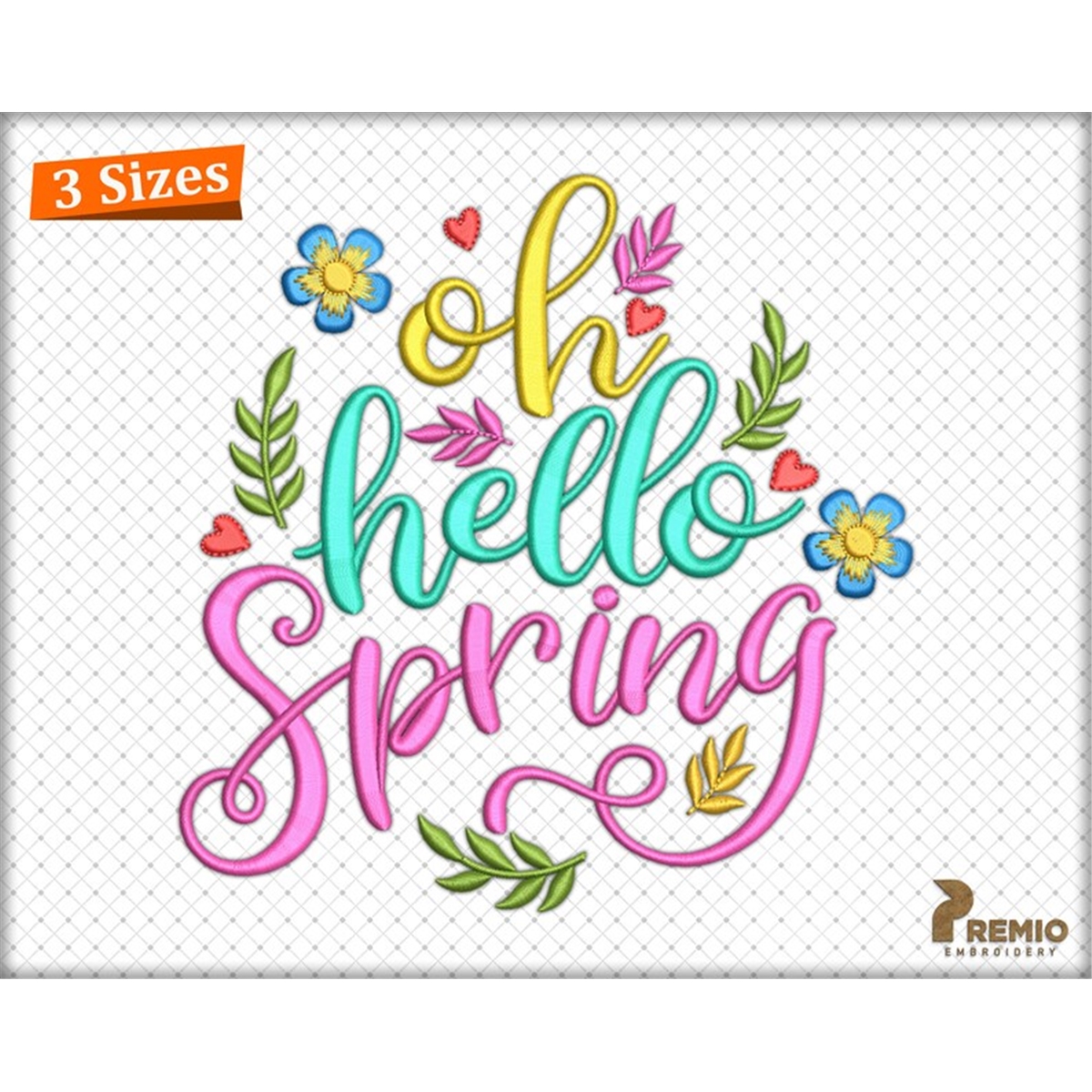 spring embroidery designs - Inspire Uplift