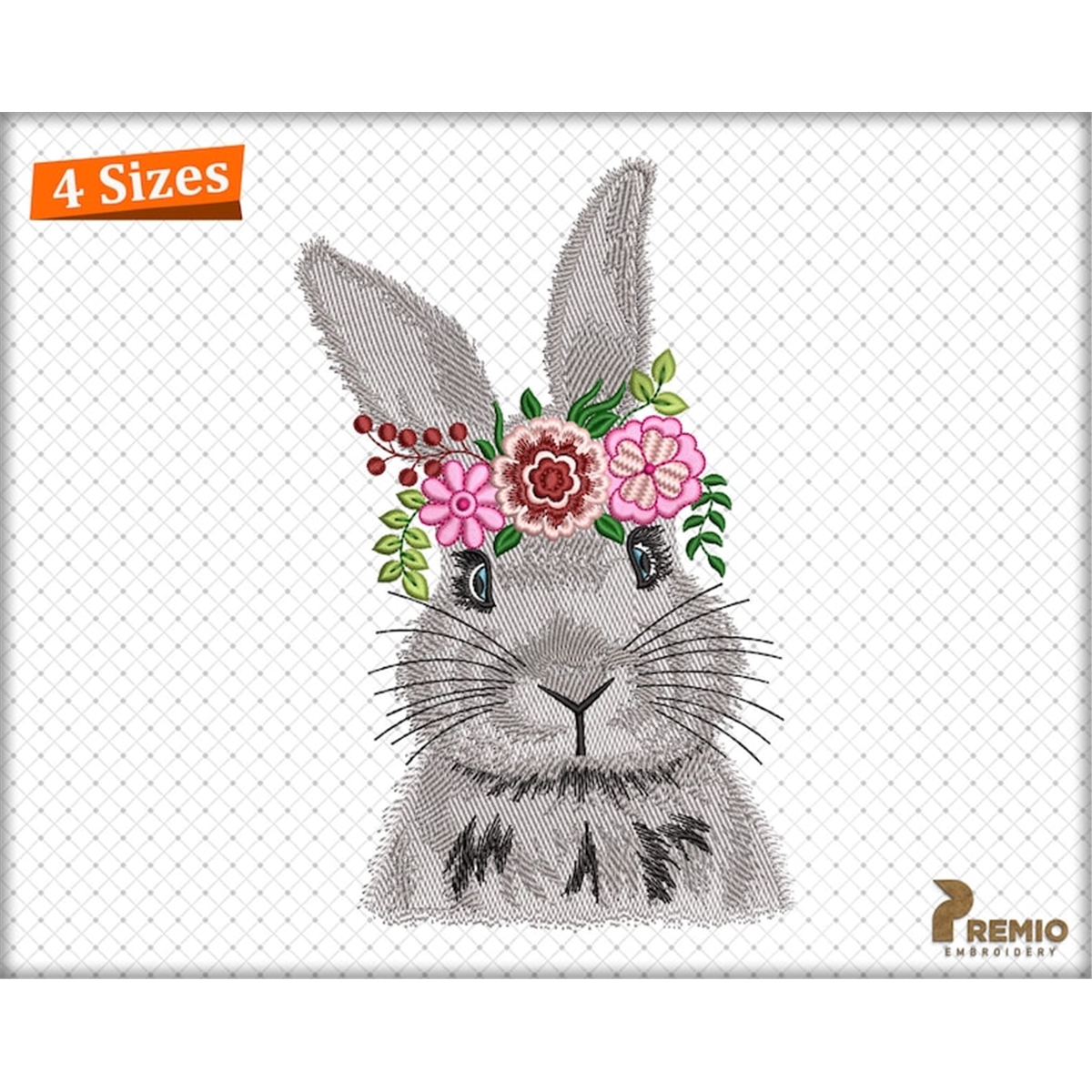 Bunny Embroidery Designs, Easter Bunny Machine Embroidery De - Inspire ...