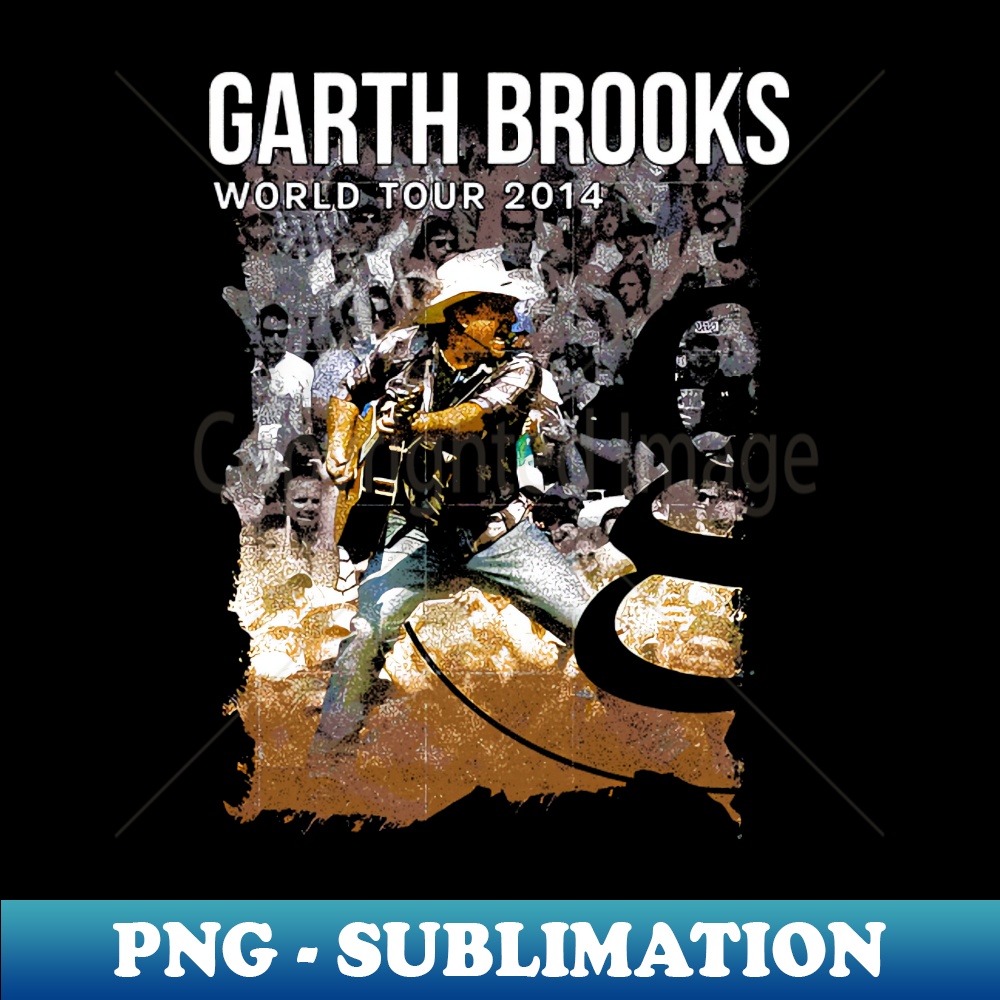 Garth Brooks - Instant Sublimation Digital Download - Create - Inspire ...