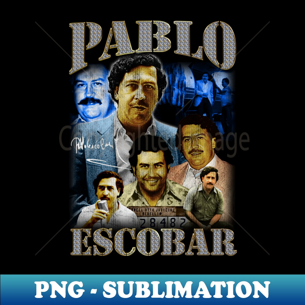 Pablo escobar bootleg vintage 90s design - PNG Transparent S | Inspire ...