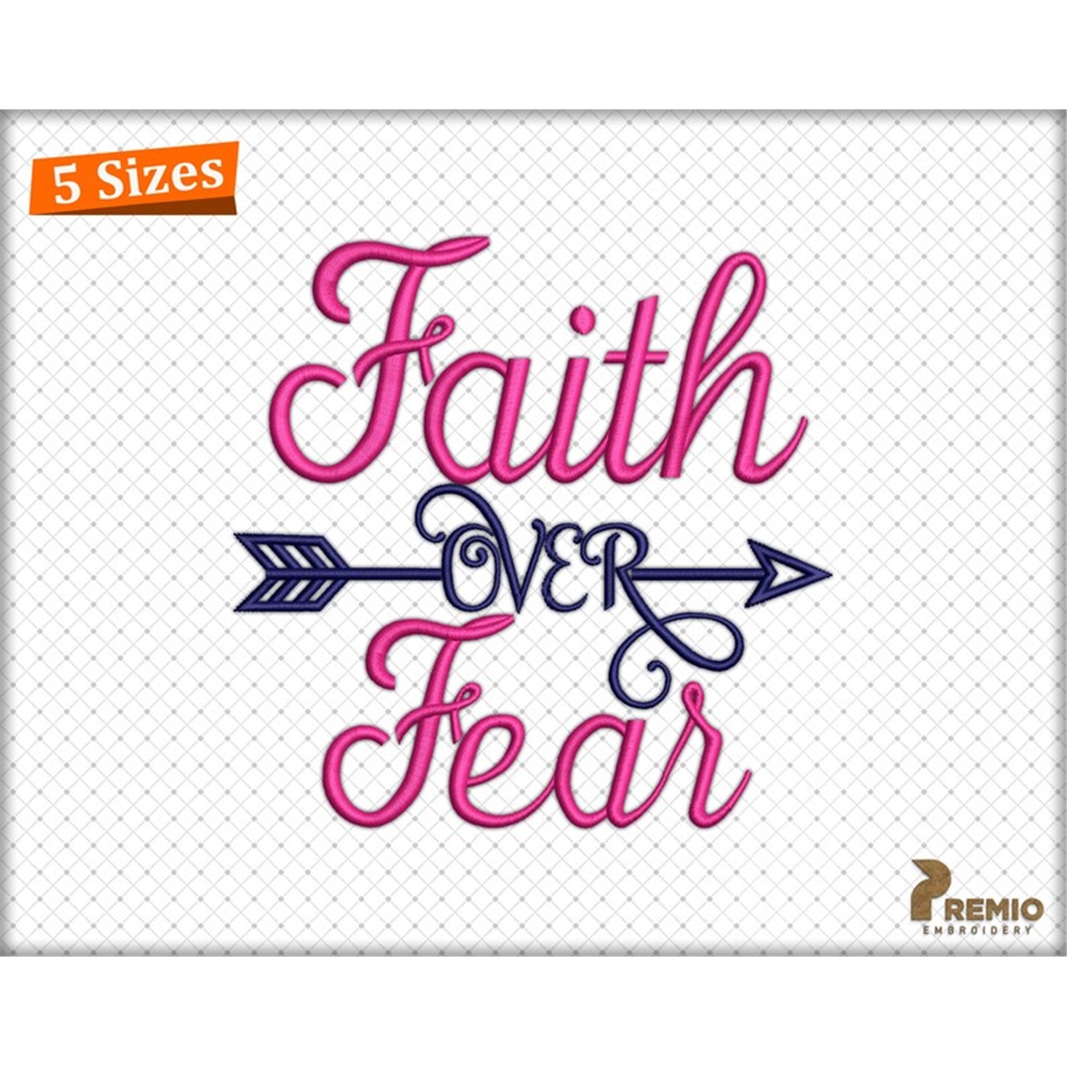 Faith over Fear Embroidery Design,Faith Embroidery Design, F | Inspire ...