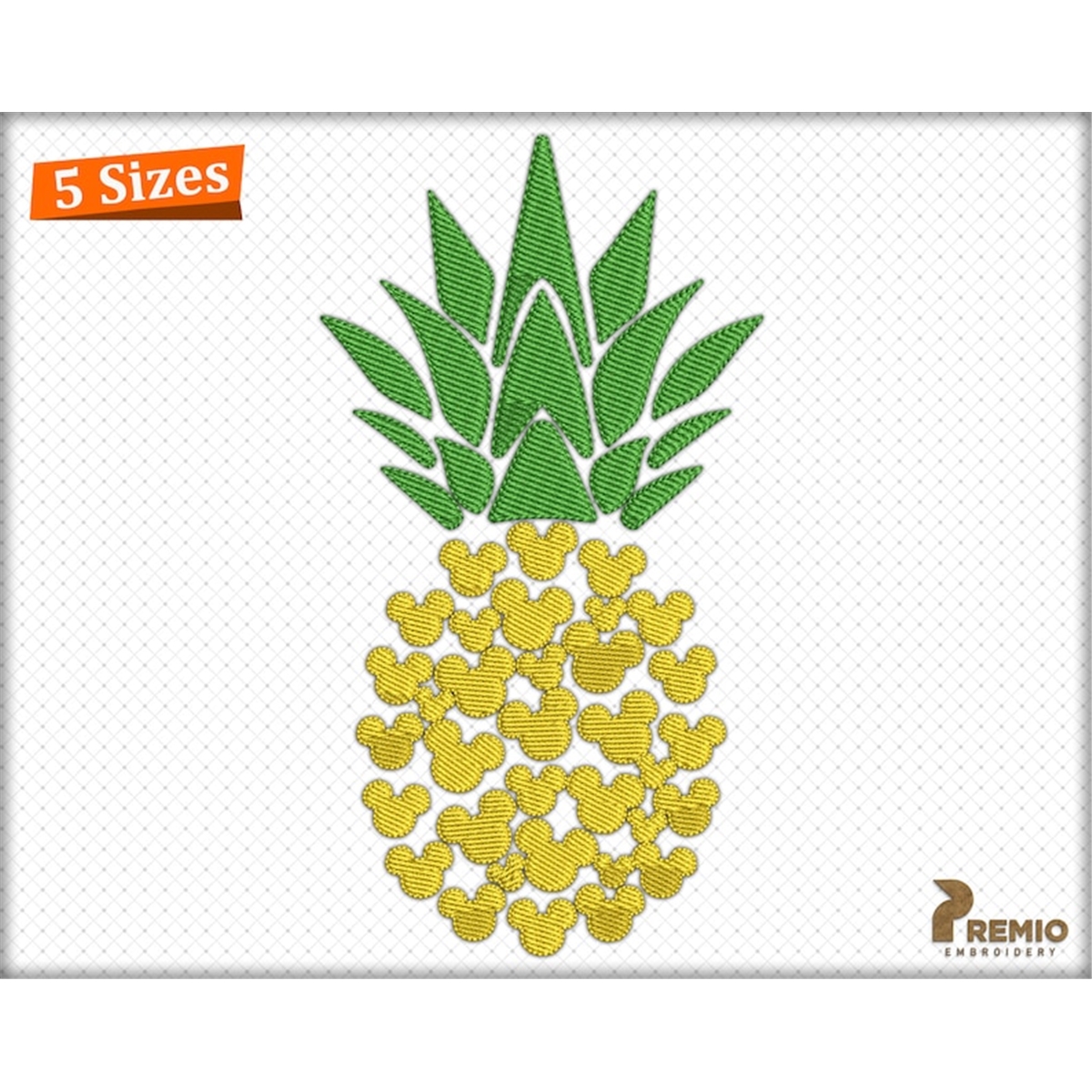 Pineapple Embroidery Design, Summer Embroidery Designs, Frui - Inspire ...