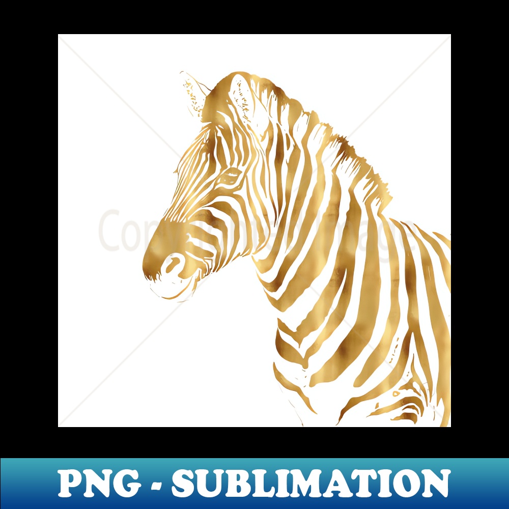 Modern Gold White Zebra Animal Safari Design - High-Resoluti | Inspire ...