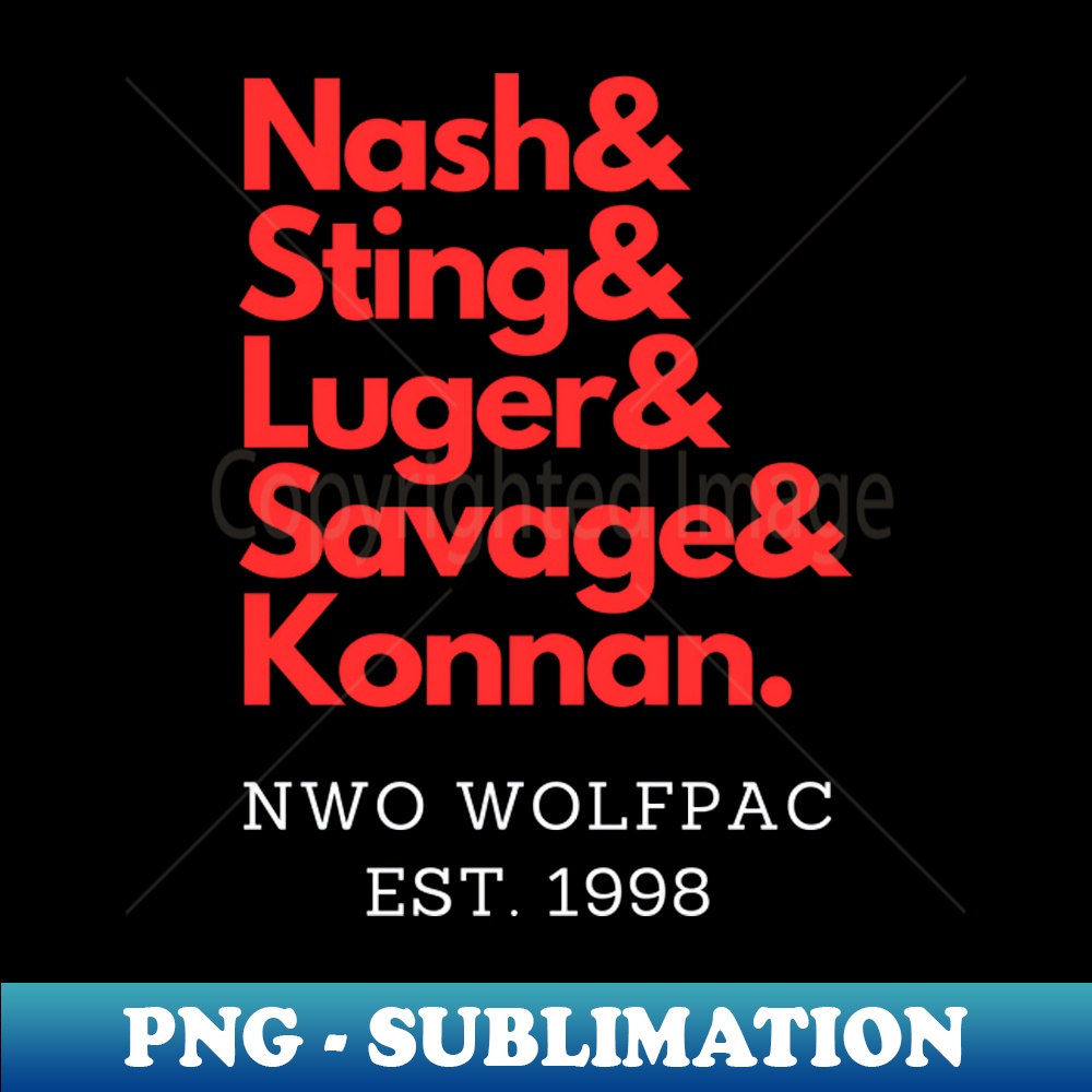 NWO Wolfpac - Unique Sublimation PNG Download - Bring Your D | Inspire Uplift