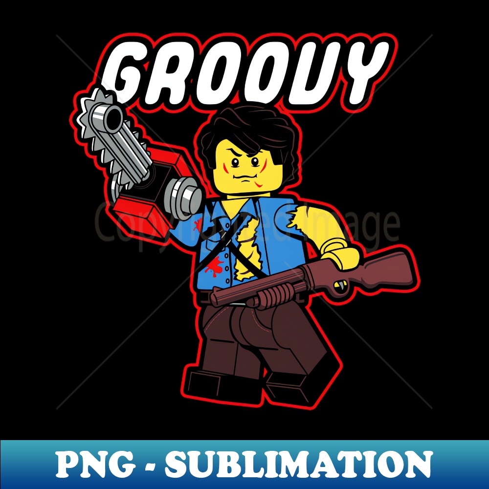 Everything is Groovy Evil Dead Boomstick Ash Williams Cute C | Inspire ...